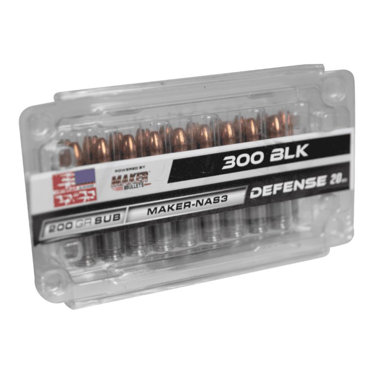 Veteran Ammo 300 AAC BLACKOUT 200 GR SCHP 20 rounds NAS3-Case Maker ...